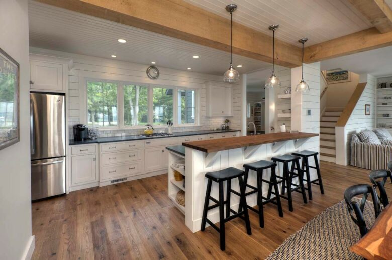 Galley Kitchen with Peninsula Breakfast Bar: Optimize Space & Style