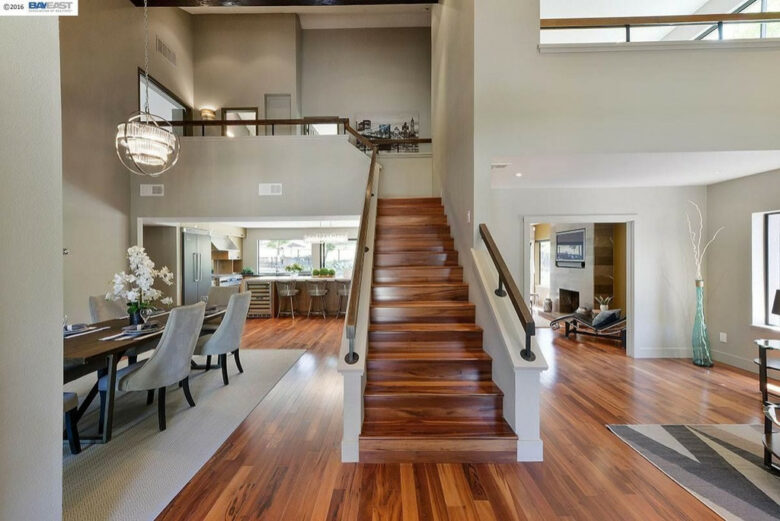 17 Elegant Designs of Half Wall Stair Railing to Provide Extra ...